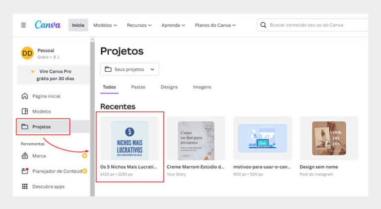PDF no Canva: como editar